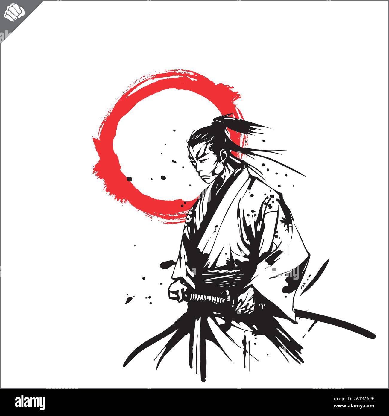 Samurai Symbol Stencil Samurai Sign Stock Illustrations – 5,945