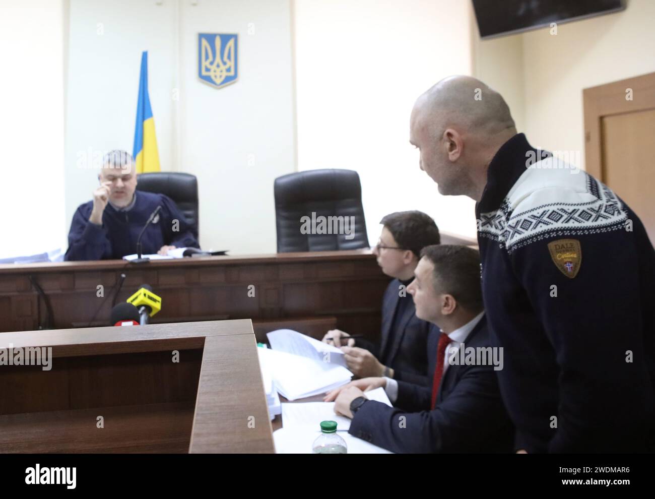 Non Exclusive: KYIV, UKRAINE - JANUARY 19, 2024 - Judge Yevhen ...