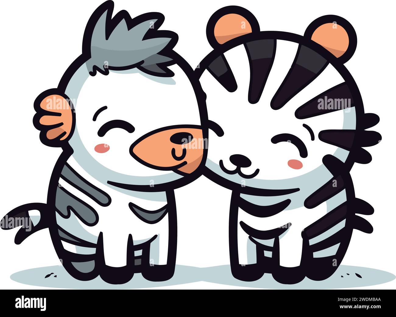 Zebra couple Stock Vector Images - Alamy