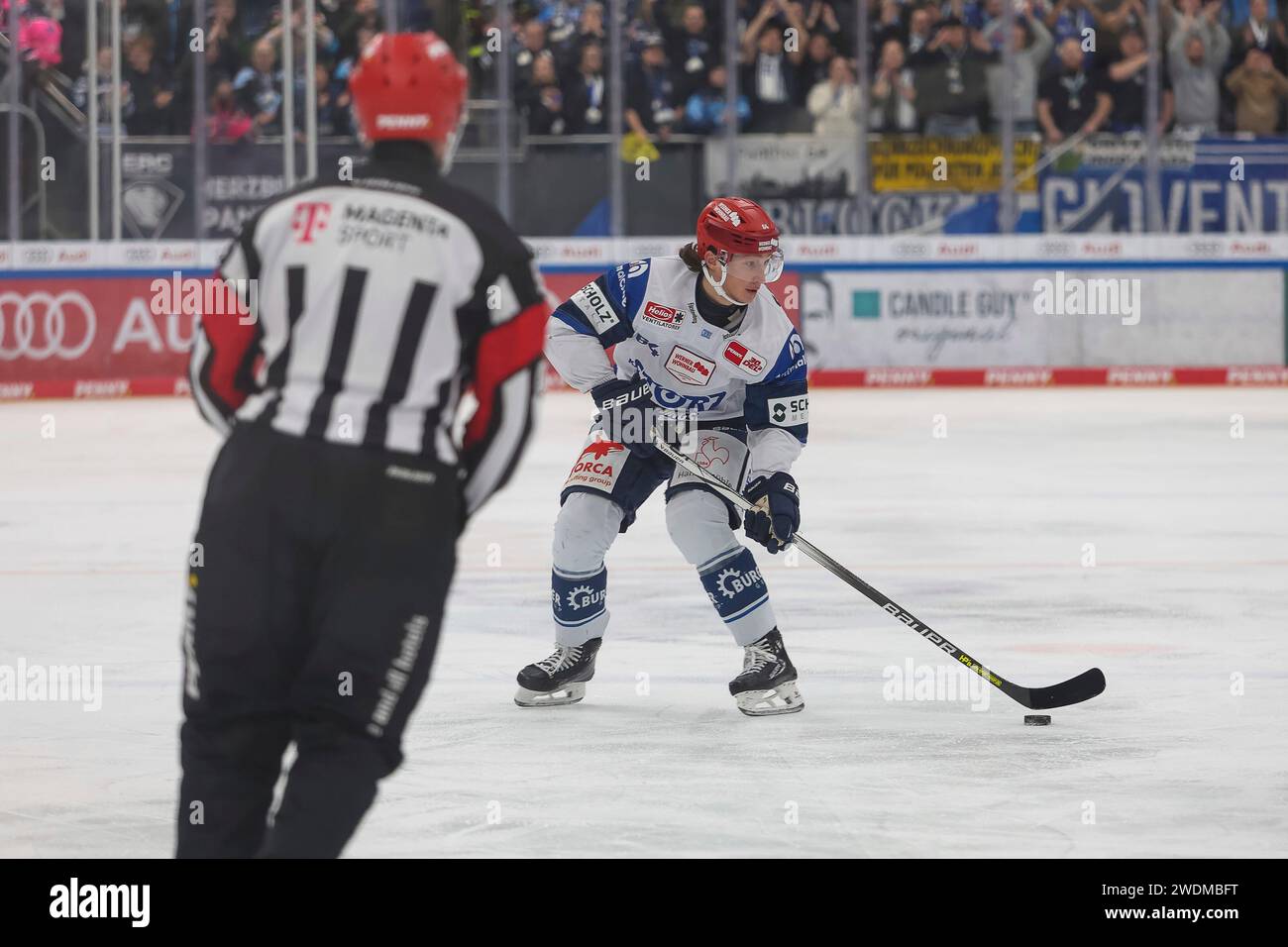 Ingolstadt, Deutschland. 21st Jan, 2024. Boaz Bassen (Schwenninger Wild ...