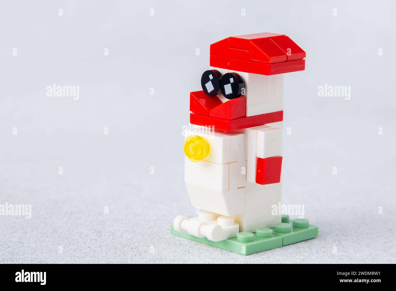 Lego constructor from mini bricks and details. Children's craft. Game ...