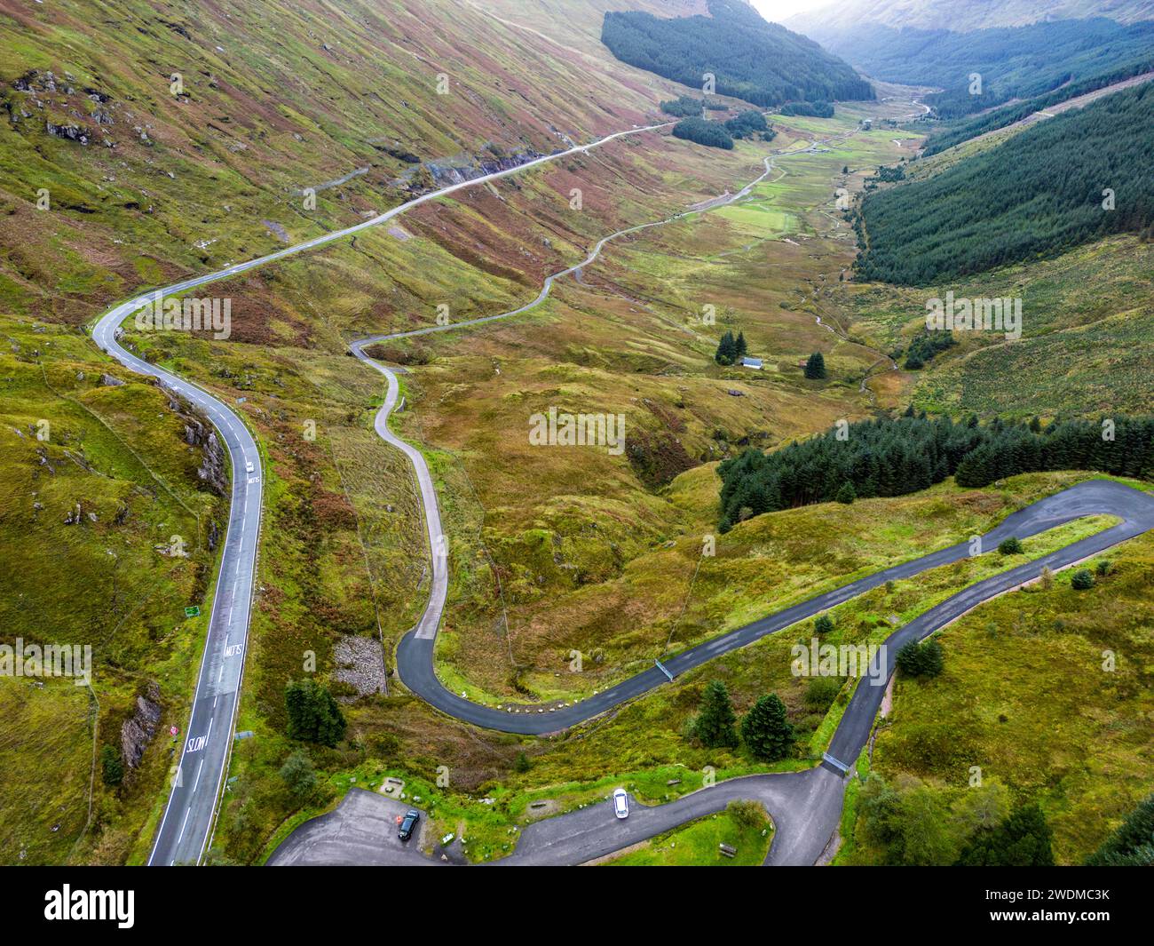 Landslide aerial rockslide hi-res stock photography and images - Alamy