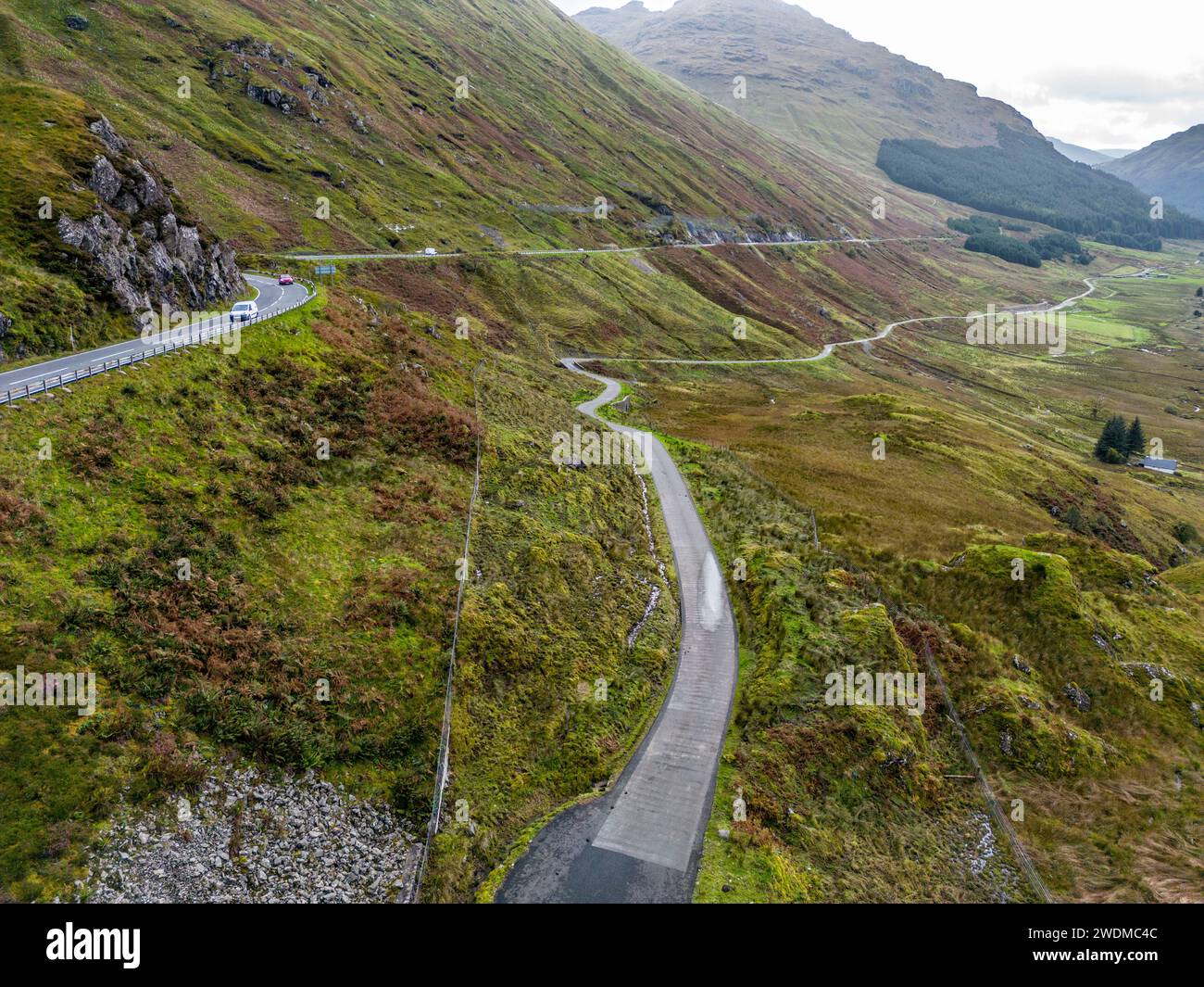 Landslide aerial rockslide hi-res stock photography and images - Alamy
