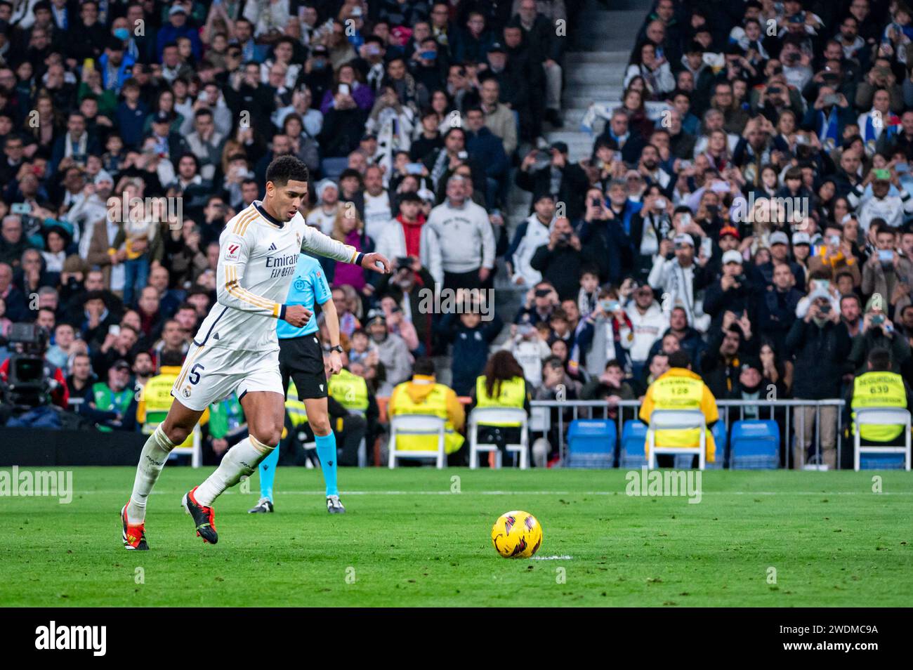 Madrid, Madrid, Spain. 21st Jan, 2024. Jude Bellingham of Real Madrid ...