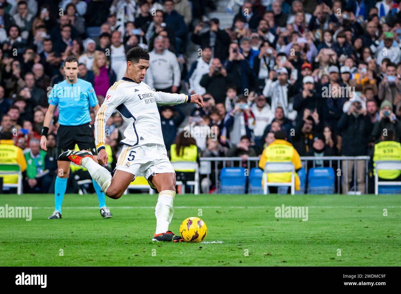 Madrid, Madrid, Spain. 21st Jan, 2024. Jude Bellingham of Real Madrid ...