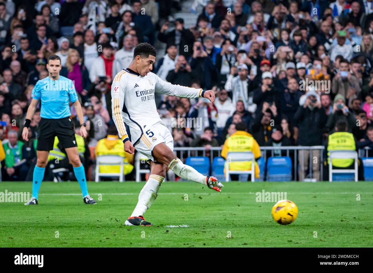 Madrid, Madrid, Spain. 21st Jan, 2024. Jude Bellingham of Real Madrid ...