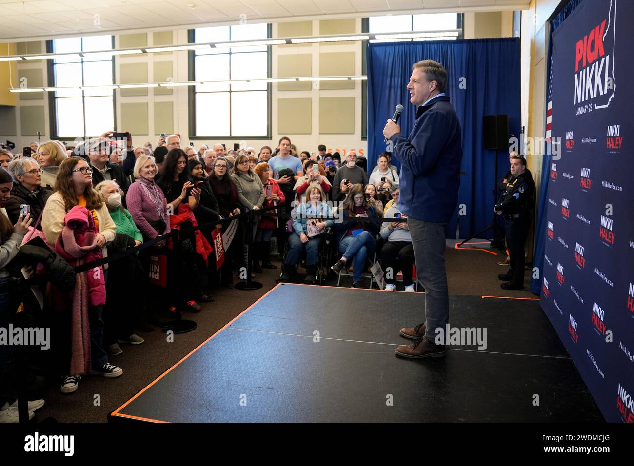 New Hampshire Gov. Chris Sununu introduces Republican presidential ...