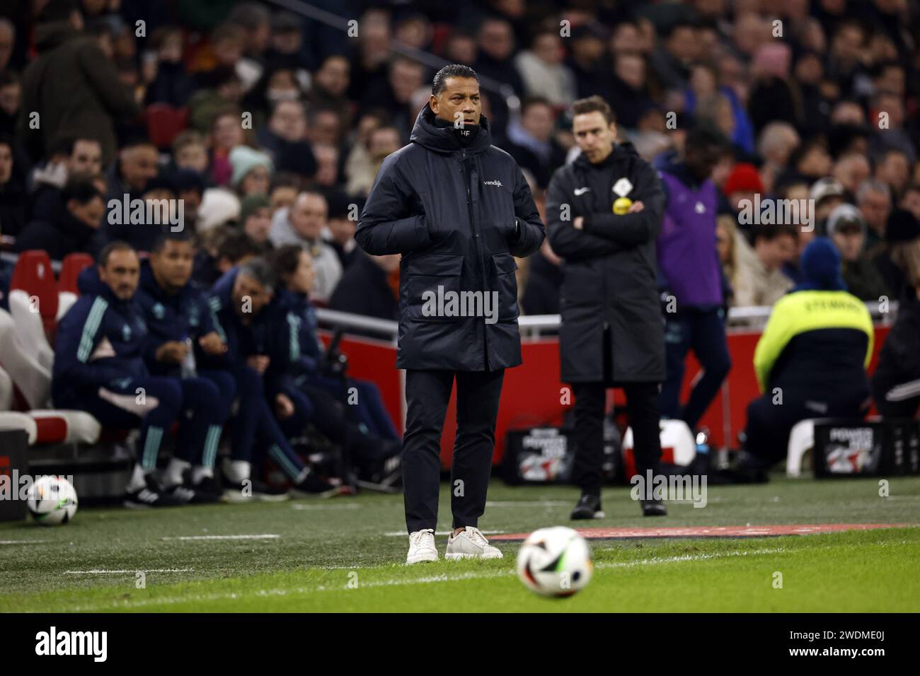 AMSTERDAM - RKC Waalwijk coach Henk Fraser during the Dutch Eredivisie ...