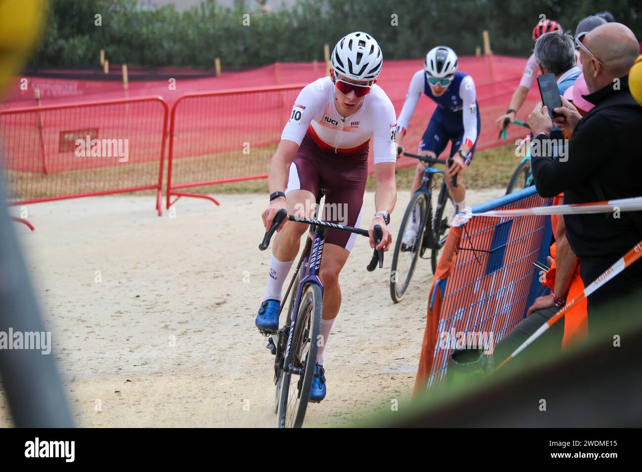 Benidorm, Spain, January 21th, 2024: The cyclist, Tibor del Grosso (10 ...