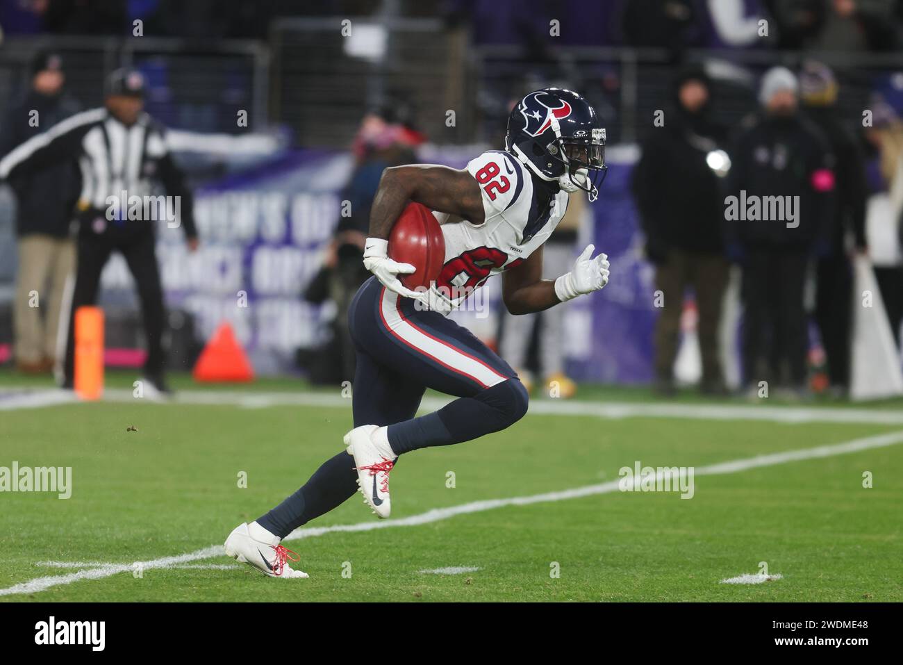 Baltimore, USA. 20th Jan, 2024. January 20, 2024: Houston Texans WR ...