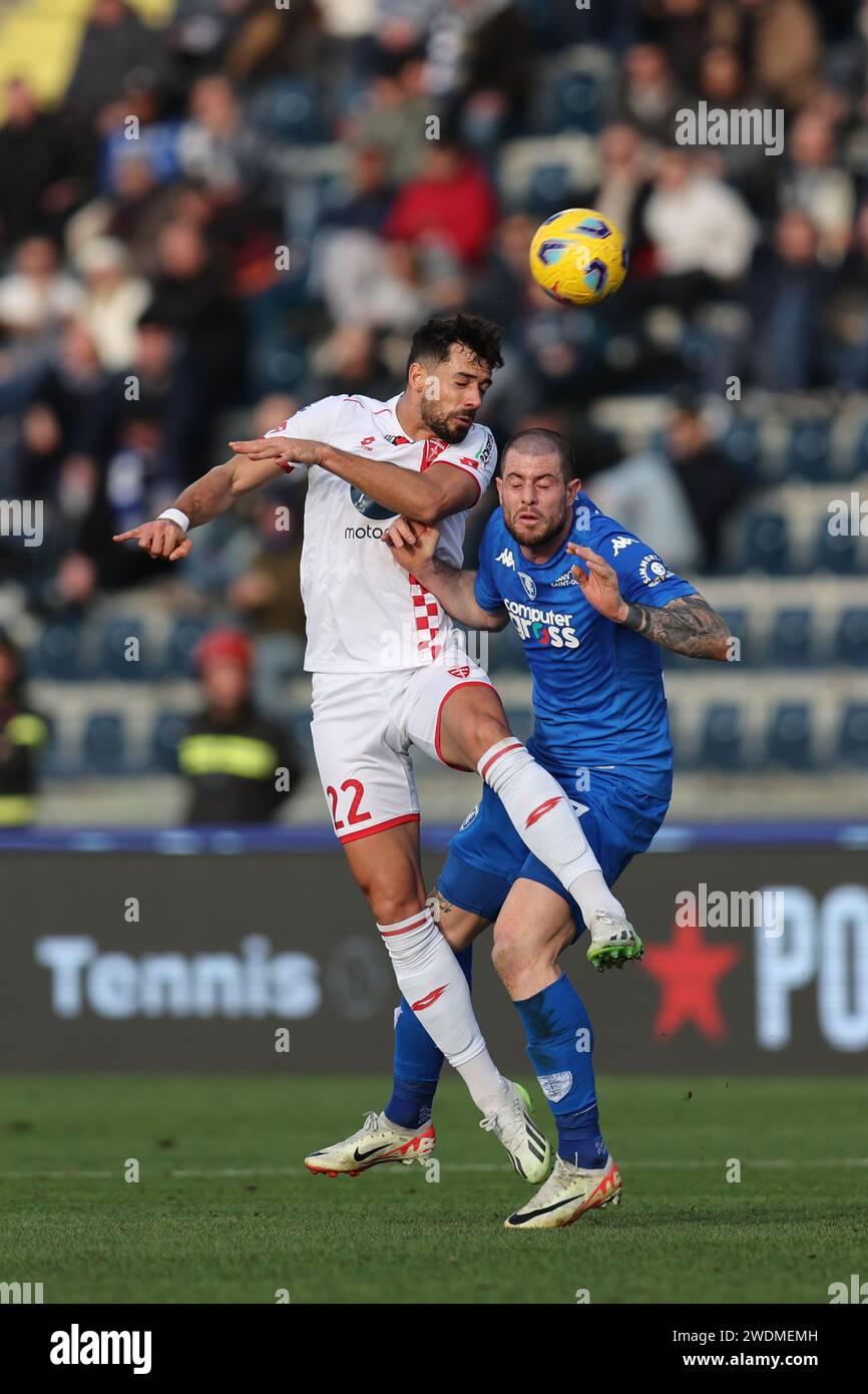 Pablo Mari (Monza)Alberto Cerri (Empoli) during the Italian "Serie A ...