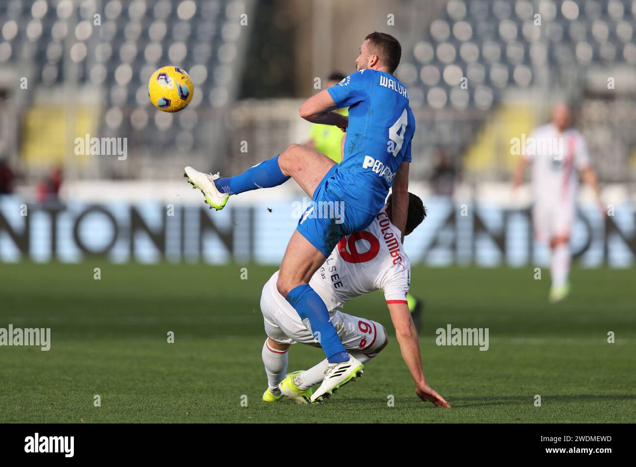 Sebastian Walukiewicz (Empoli)Lorenzo Colombo (Monza) during the ...