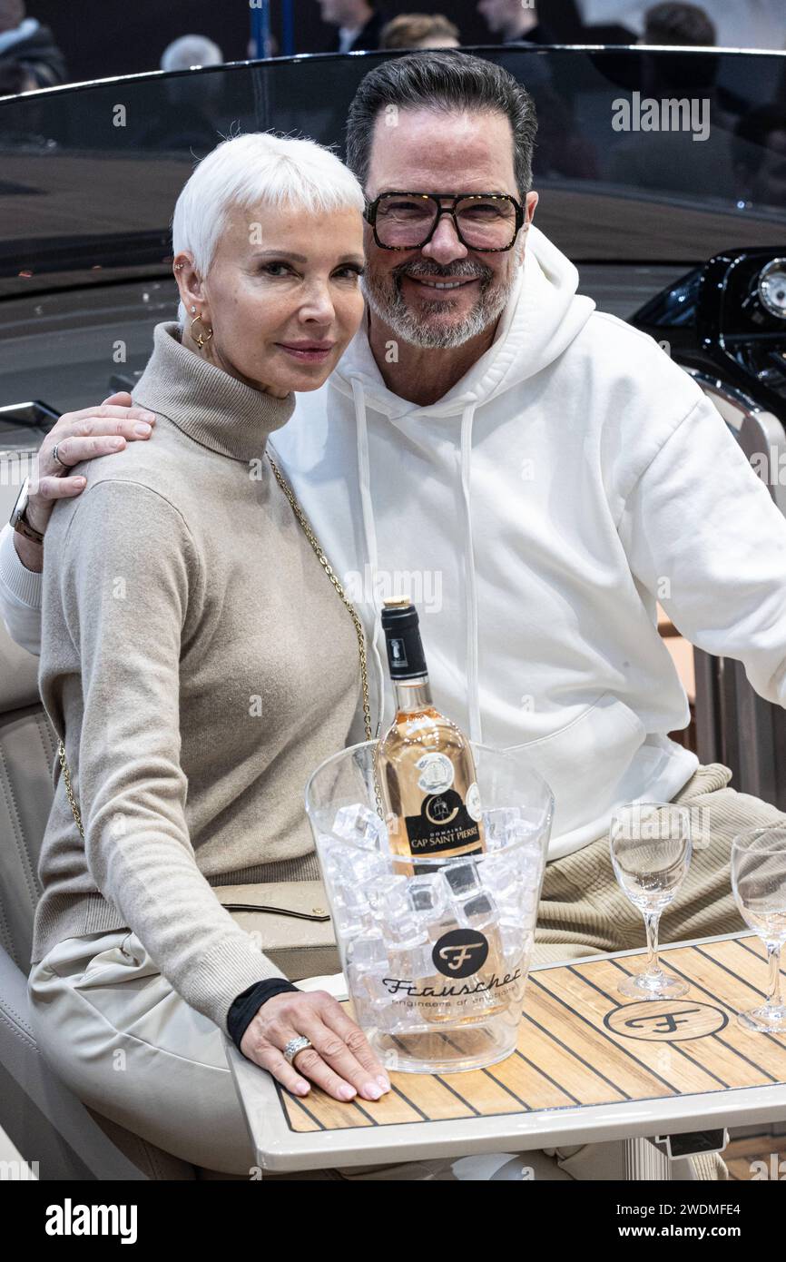 21.01.2024. Düsseldorf. Britt und Alex Jolig auf der boot 2024 ... 21.01.2024. Düsseldorf. Britt und Alex Jolig auf der boot 2024 ...