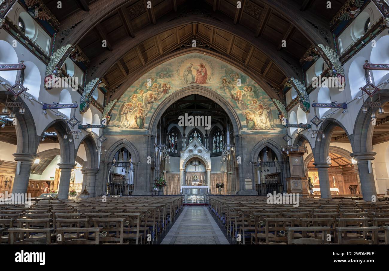 Edinburgh, Scotland - Jan 18, 2024 - Interior view of St Mary's ...