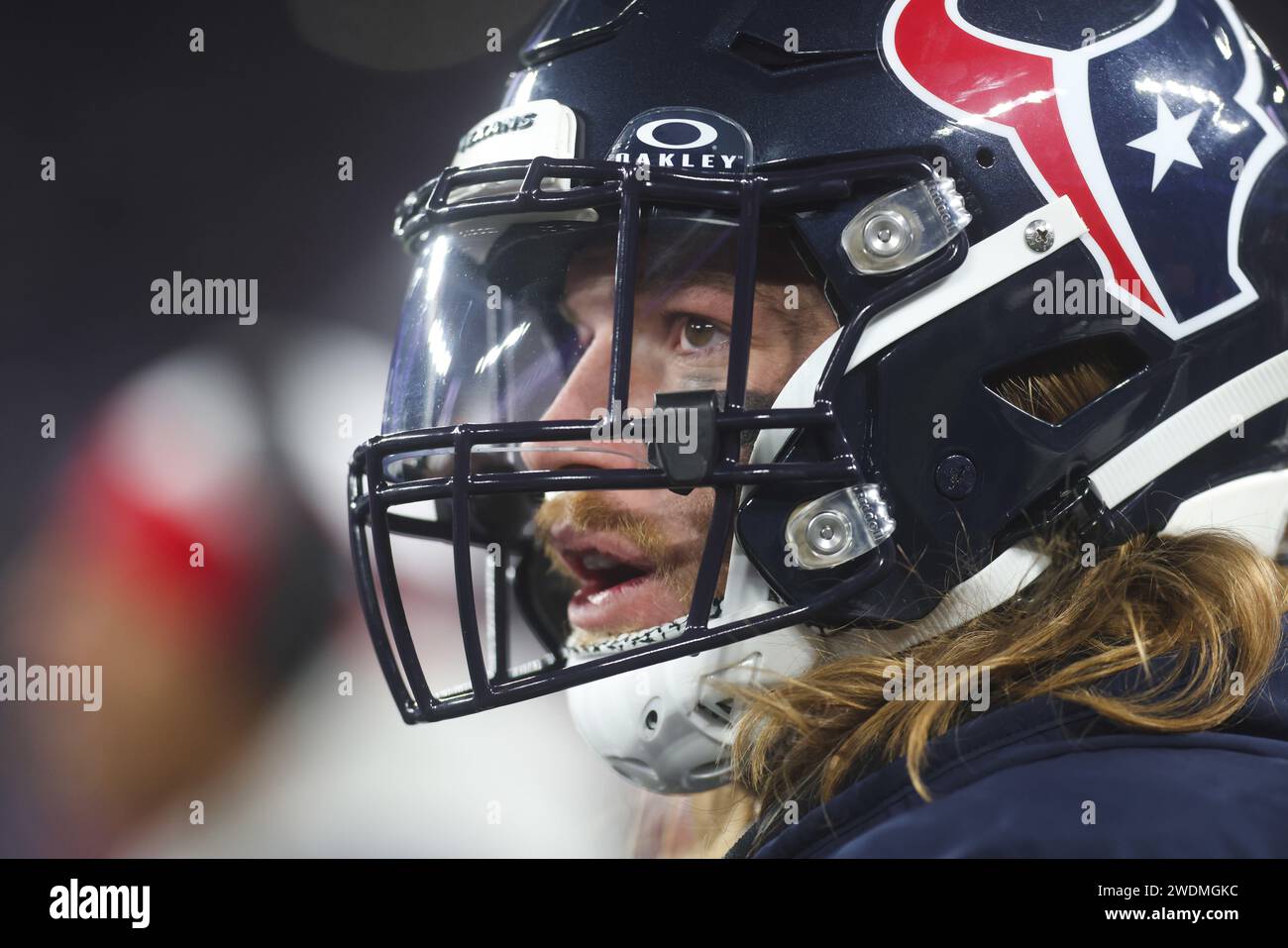 Baltimore, MD, USA. 20th Jan, 2024. Houston Texans FB Andrew Beck (47 ...