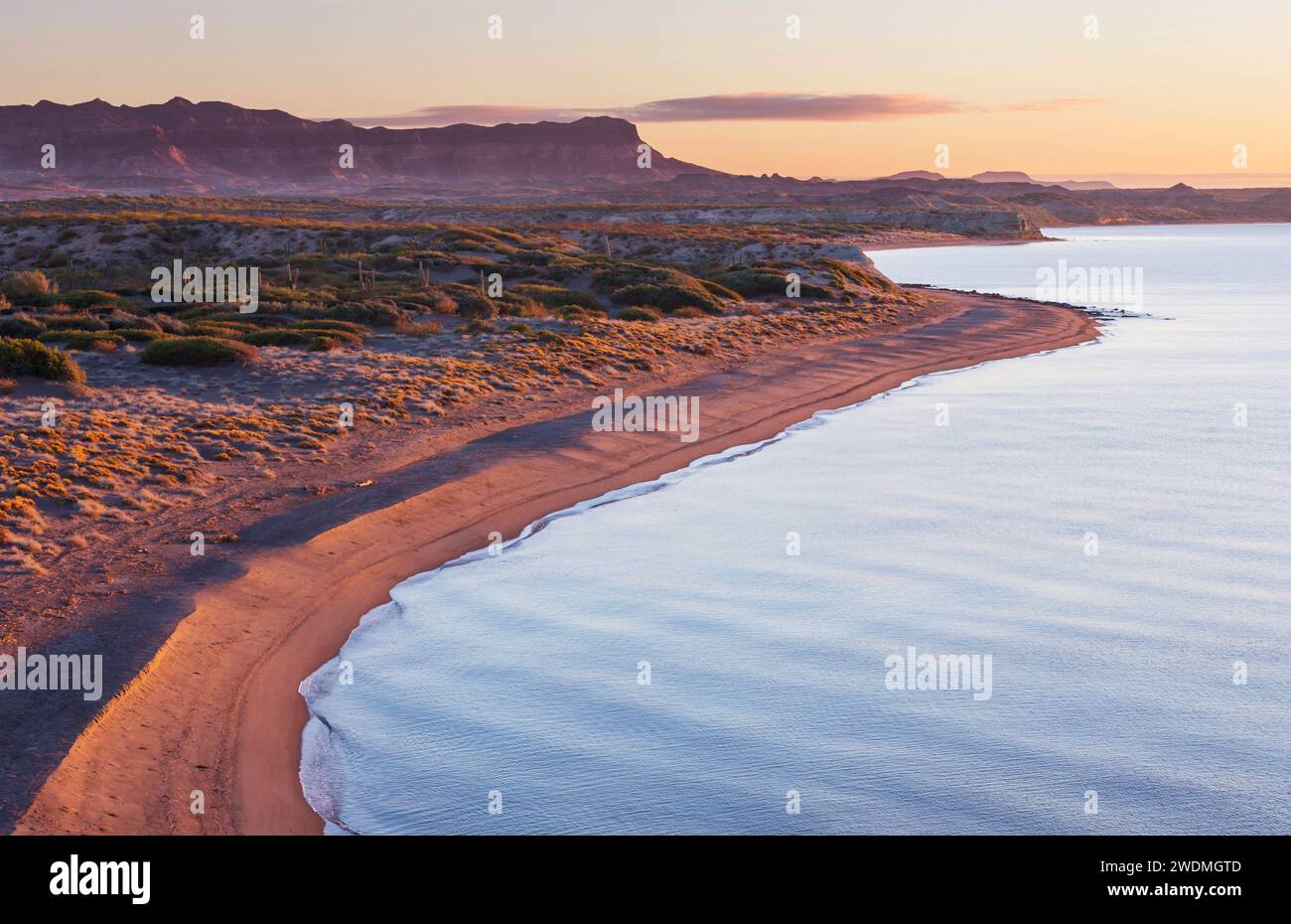 Beautuful landscapes in Baja California, Mexico. Travel background ...