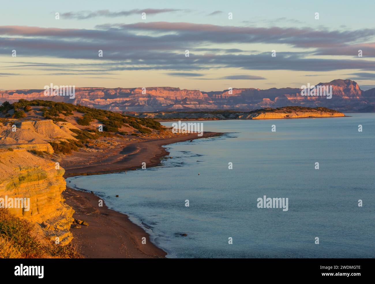 Beautuful landscapes in Baja California, Mexico. Travel background ...