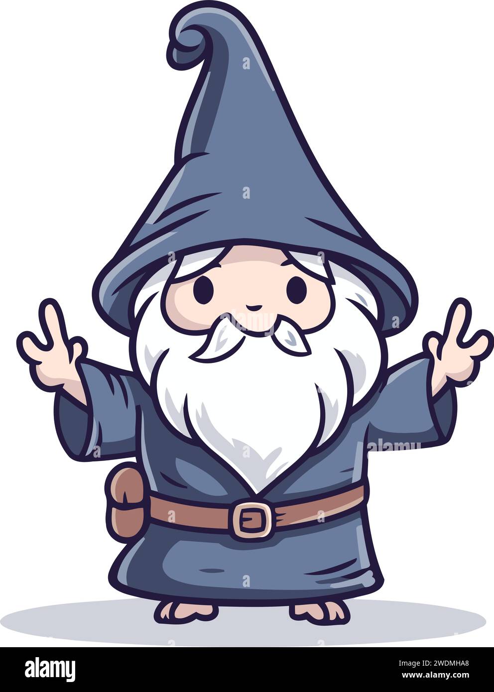 Man wearing wizard costume Stock Vector Images - Alamy