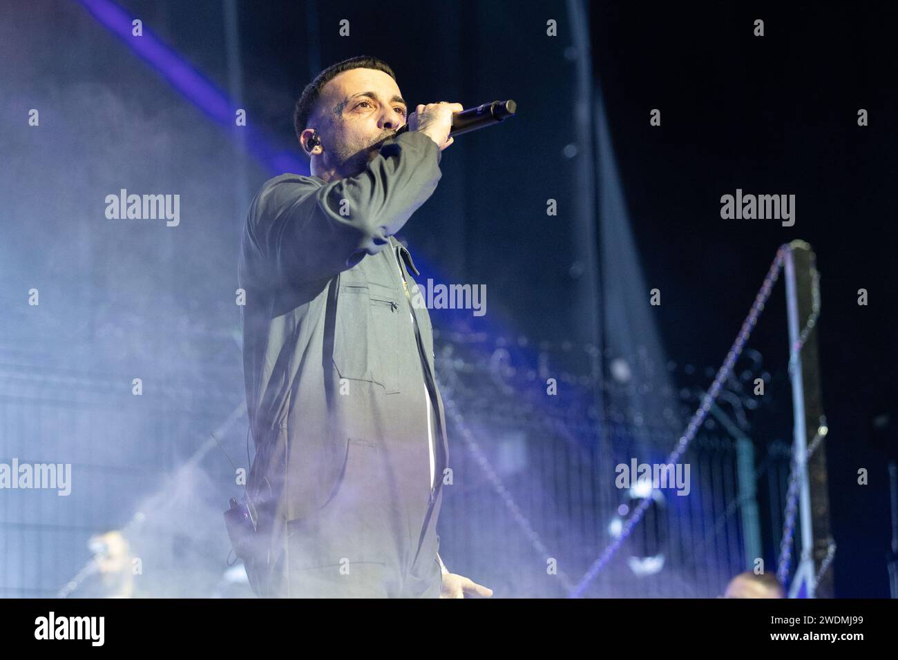 January 20, 2024. Lisbon, Portugal. Portuguese Hip Hop singer, Piruka ...