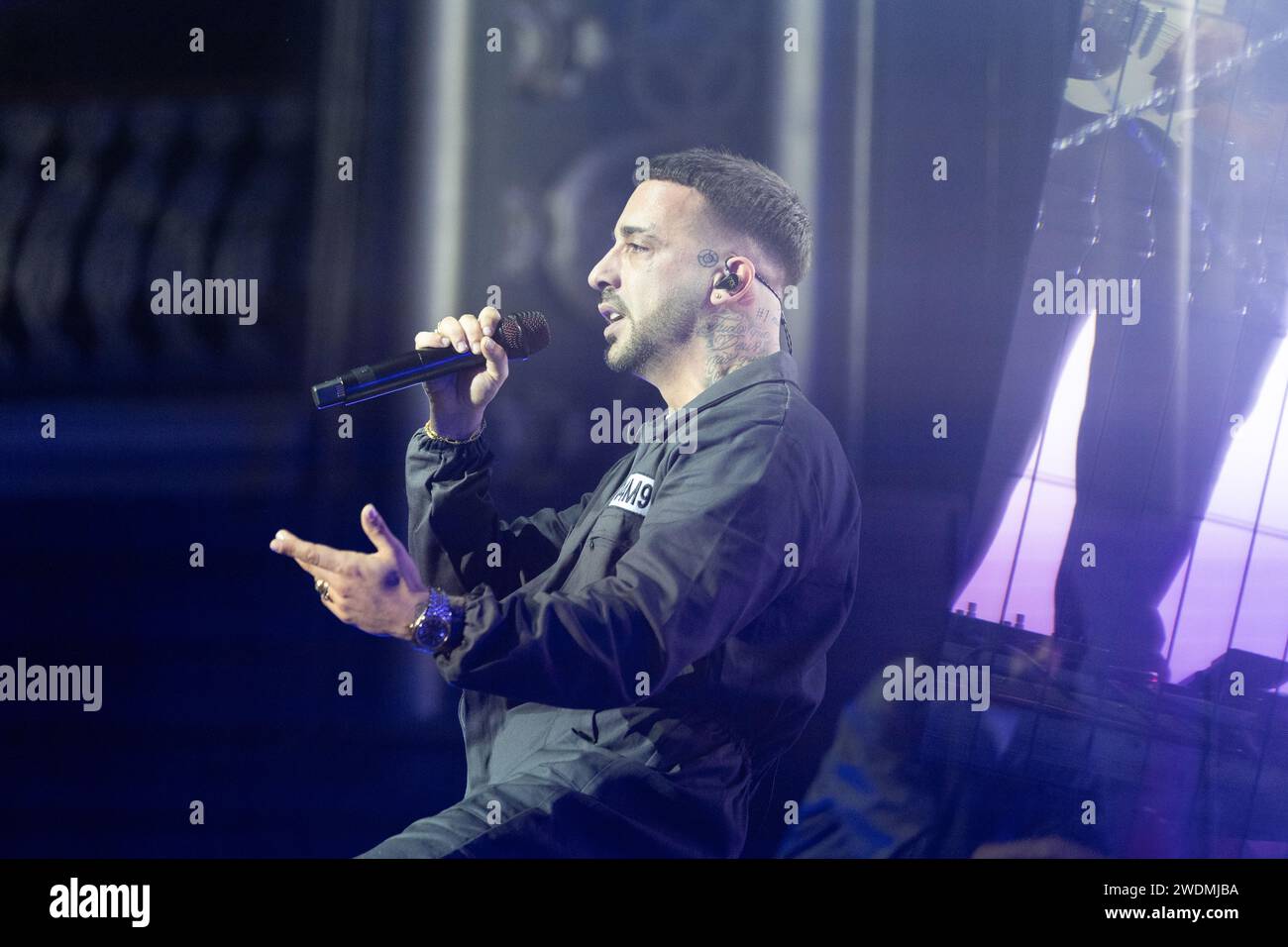 January 20, 2024. Lisbon, Portugal. Portuguese Hip Hop singer, Piruka ...