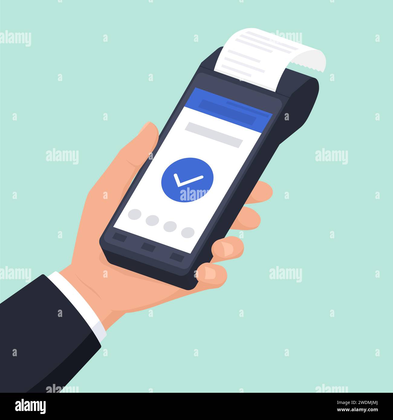 Payment successful Stock Vector Images - Alamy