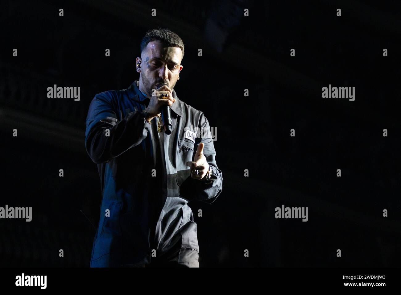 January 20, 2024. Lisbon, Portugal. Portuguese Hip Hop singer, Piruka ...