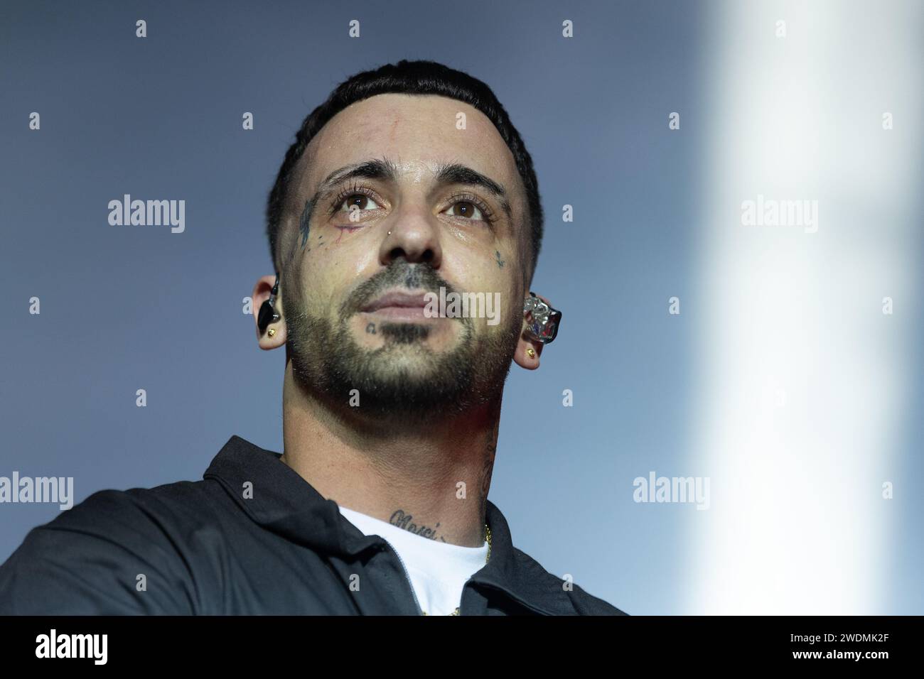 January 20, 2024. Lisbon, Portugal. Portuguese Hip Hop singer, Piruka ...