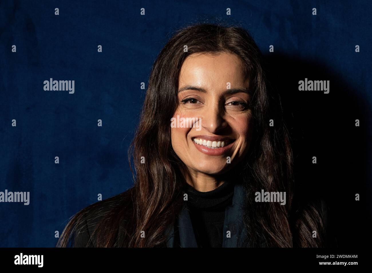 Oslo 20240121.Portrait of the Norwegian filmmaker Deeyah Khan in ...