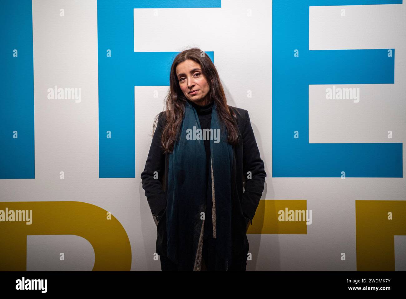 Oslo 20240121.Portrait of the Norwegian filmmaker Deeyah Khan in ...