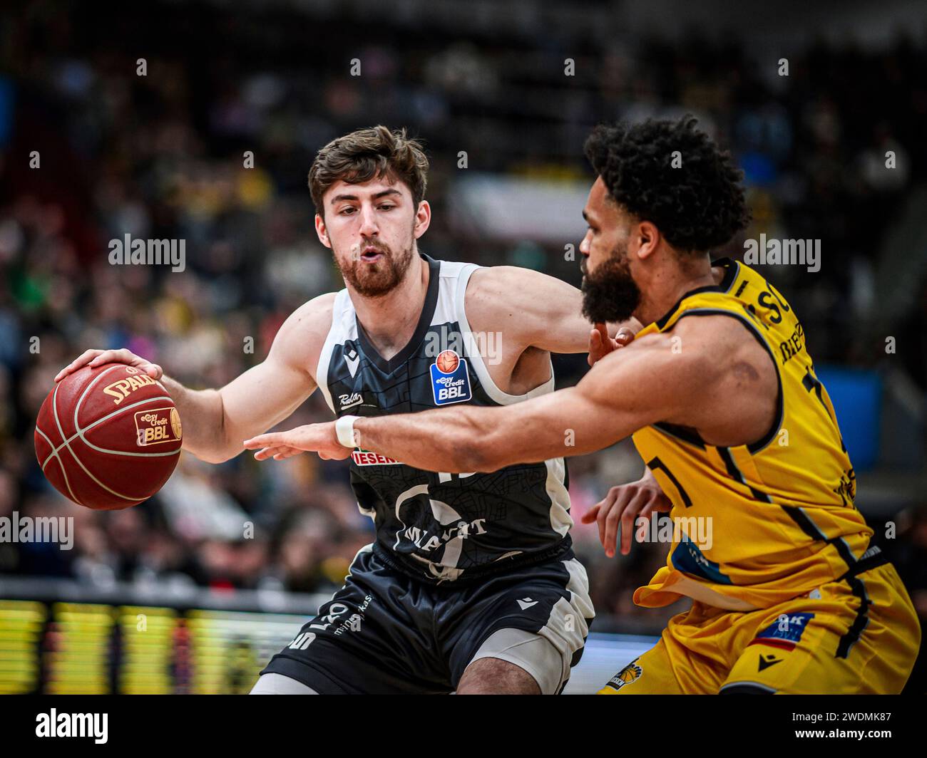 Ludwigsburg, Deutschland. 21st Jan, 2024. Ryan Schwieger (Rasta Vechta ...