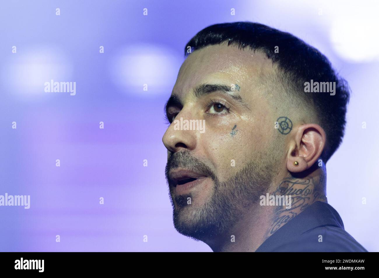 January 20, 2024. Lisbon, Portugal. Portuguese Hip Hop singer, Piruka ...