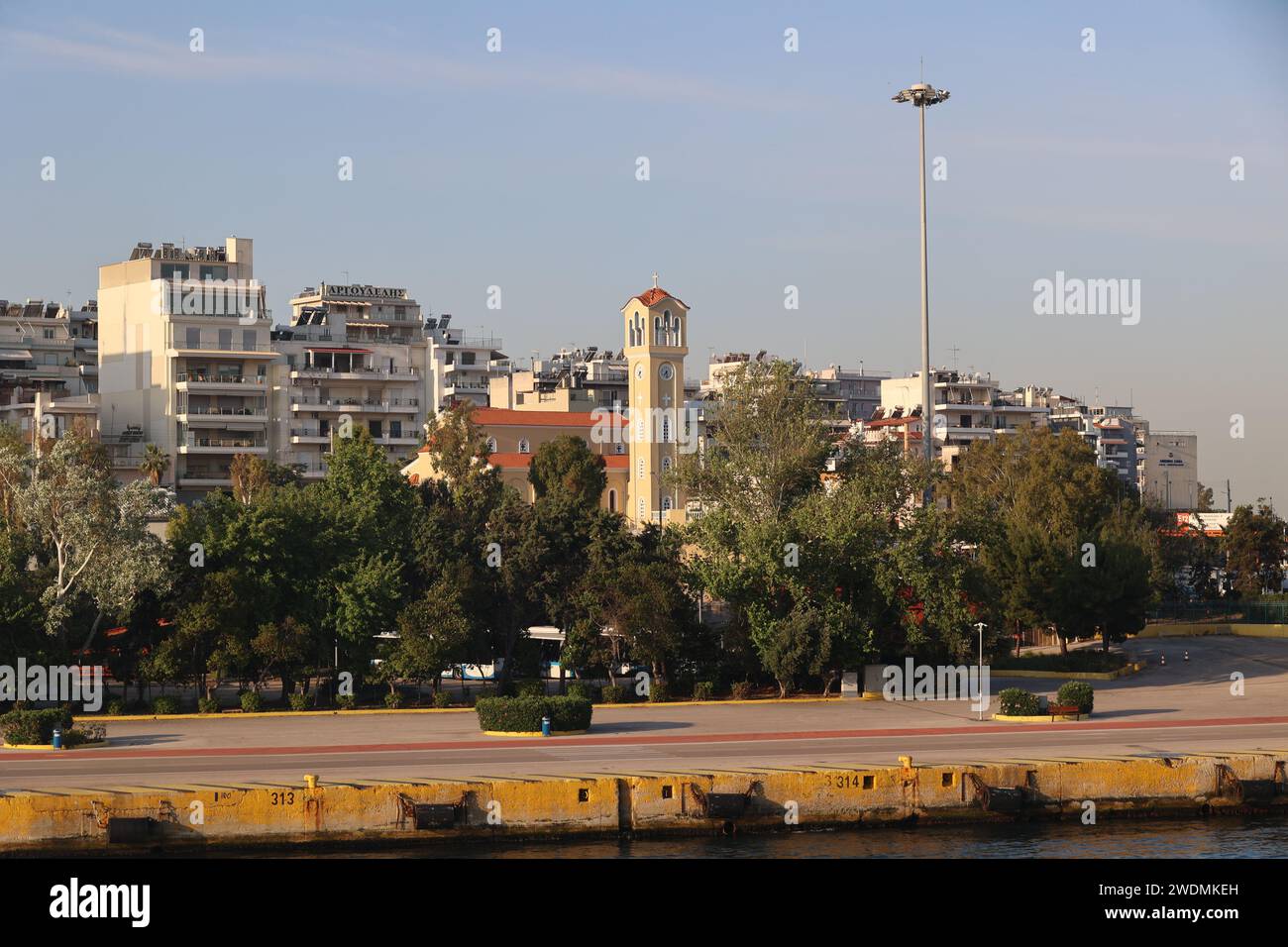 Athens port tower hi-res stock photography and images - Alamy