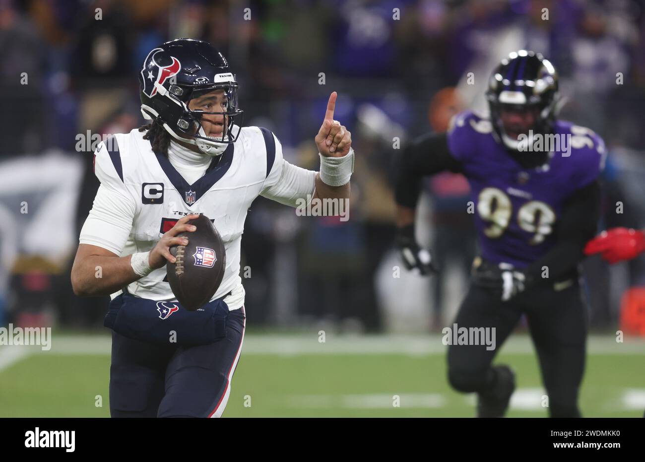 January 20, 2024: Houston Texans QB C.J. Stroud (7) in action during ...