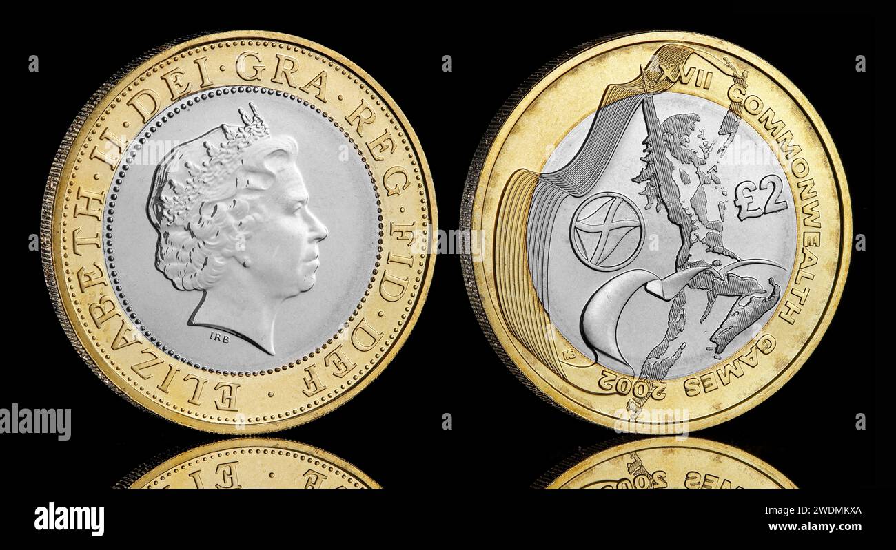 £2 coin to commemorate 2002 Commonwealth Games held in Manchester. This ...