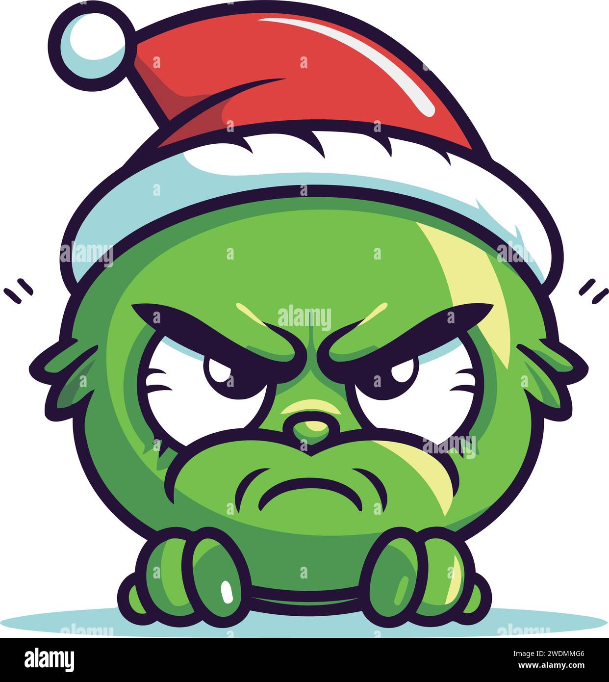 Cartoon angry santa claus hi-res stock photography and images - Alamy