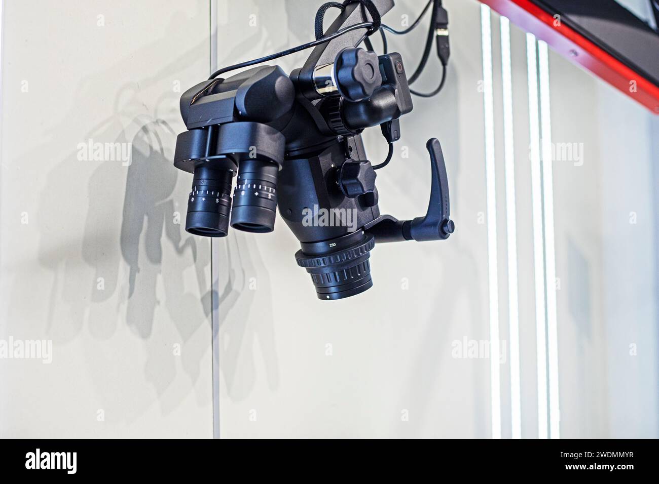 dental microscope for dental treatment and restoration Stock Photo - Alamy