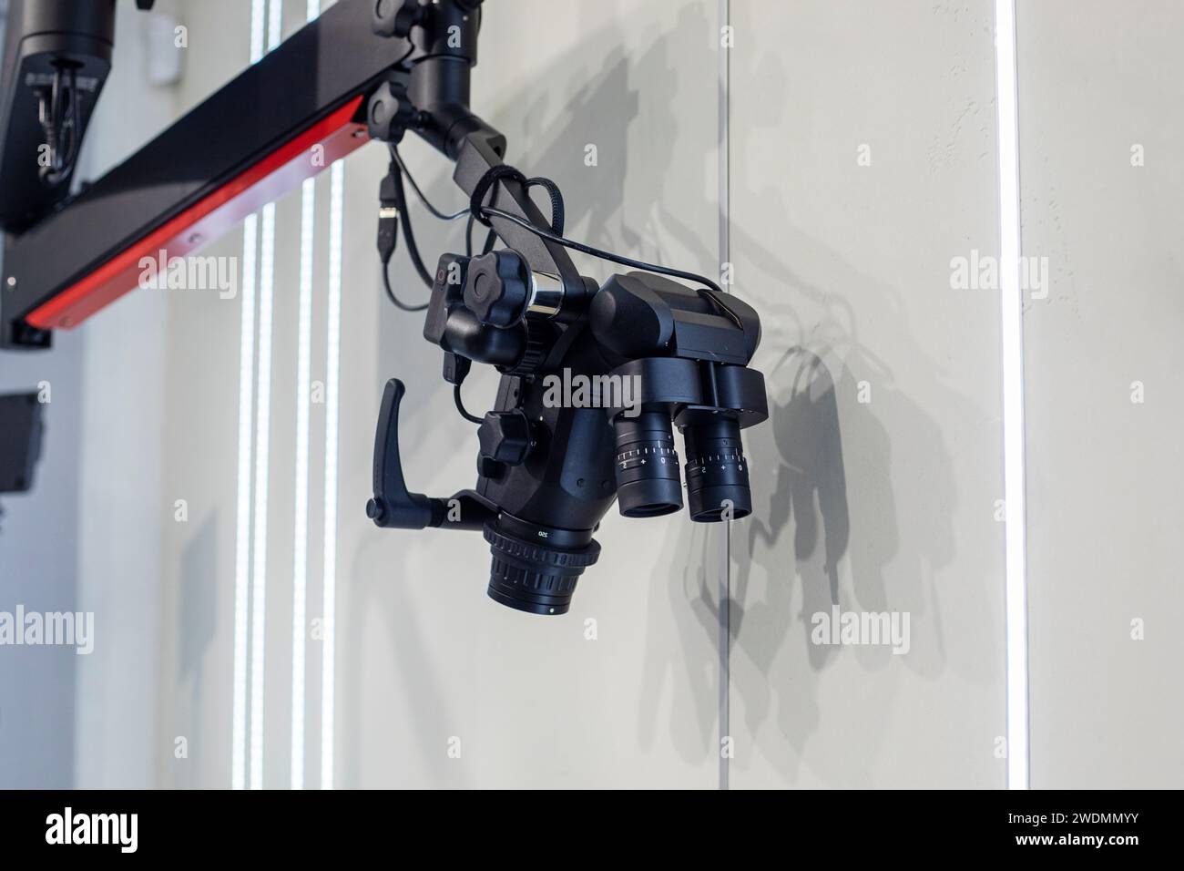 dental microscope for dental treatment and restoration Stock Photo - Alamy