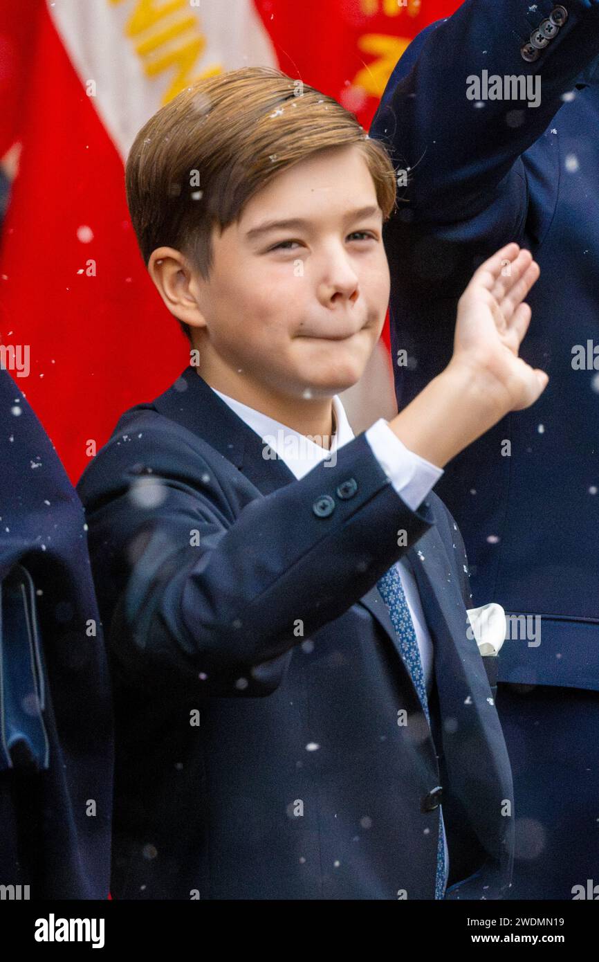 Aarhus, Denmark. 21st Jan, 2024. Prince Vincent of Denmark at the ...