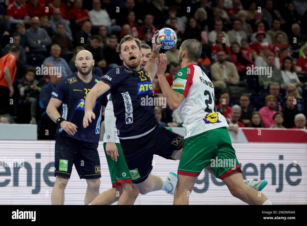 Hamburg, Germany. 21st Jan, 2024. Handball: European Championship ...