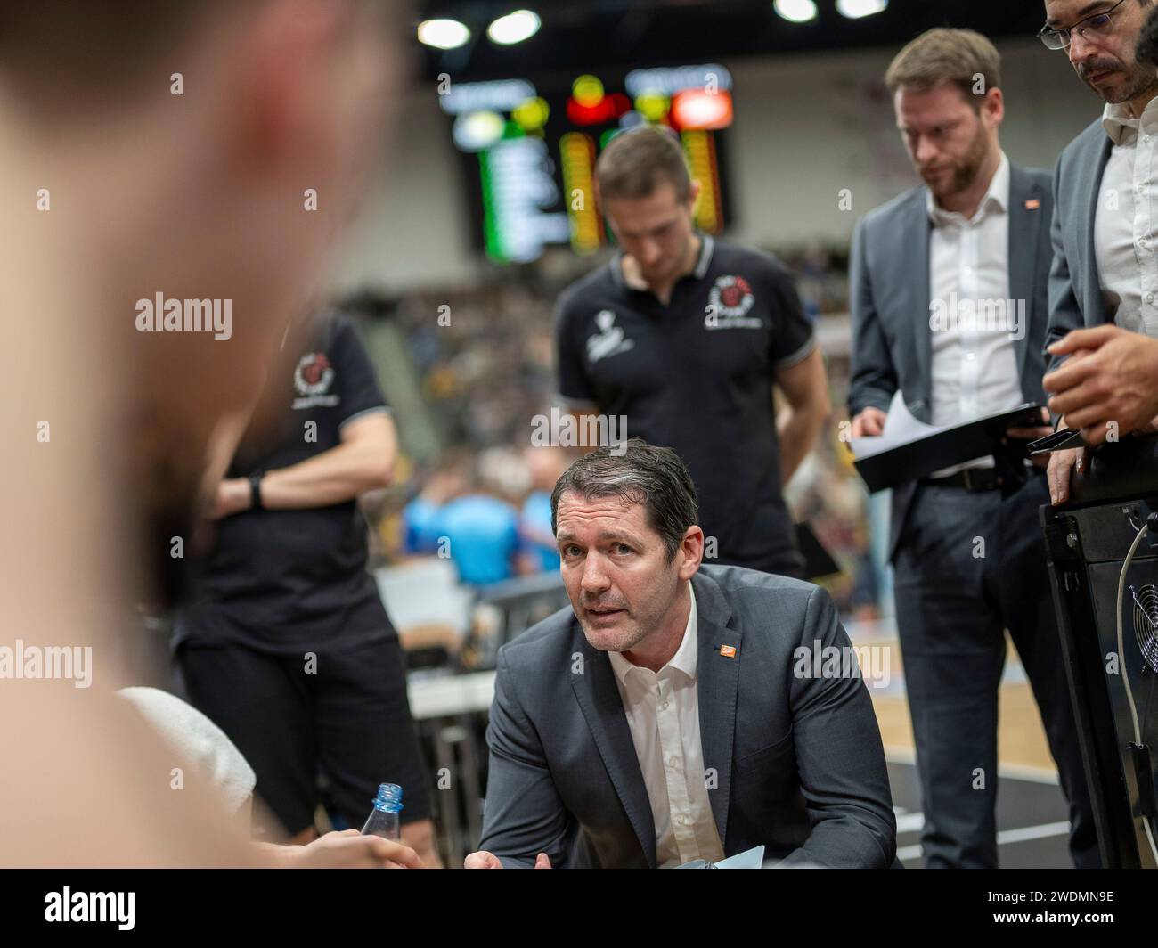 Ludwigsburg, Deutschland. 21st Jan, 2024. Ty Harrelson (Rasta Vechta ...