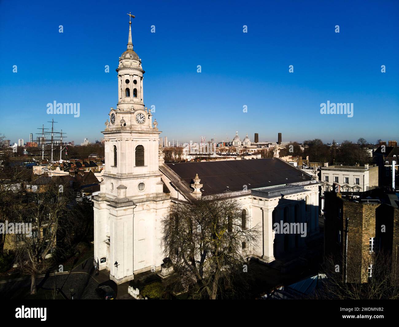 St Alfege's Church, Greenwich, England Stock Photo - Alamy