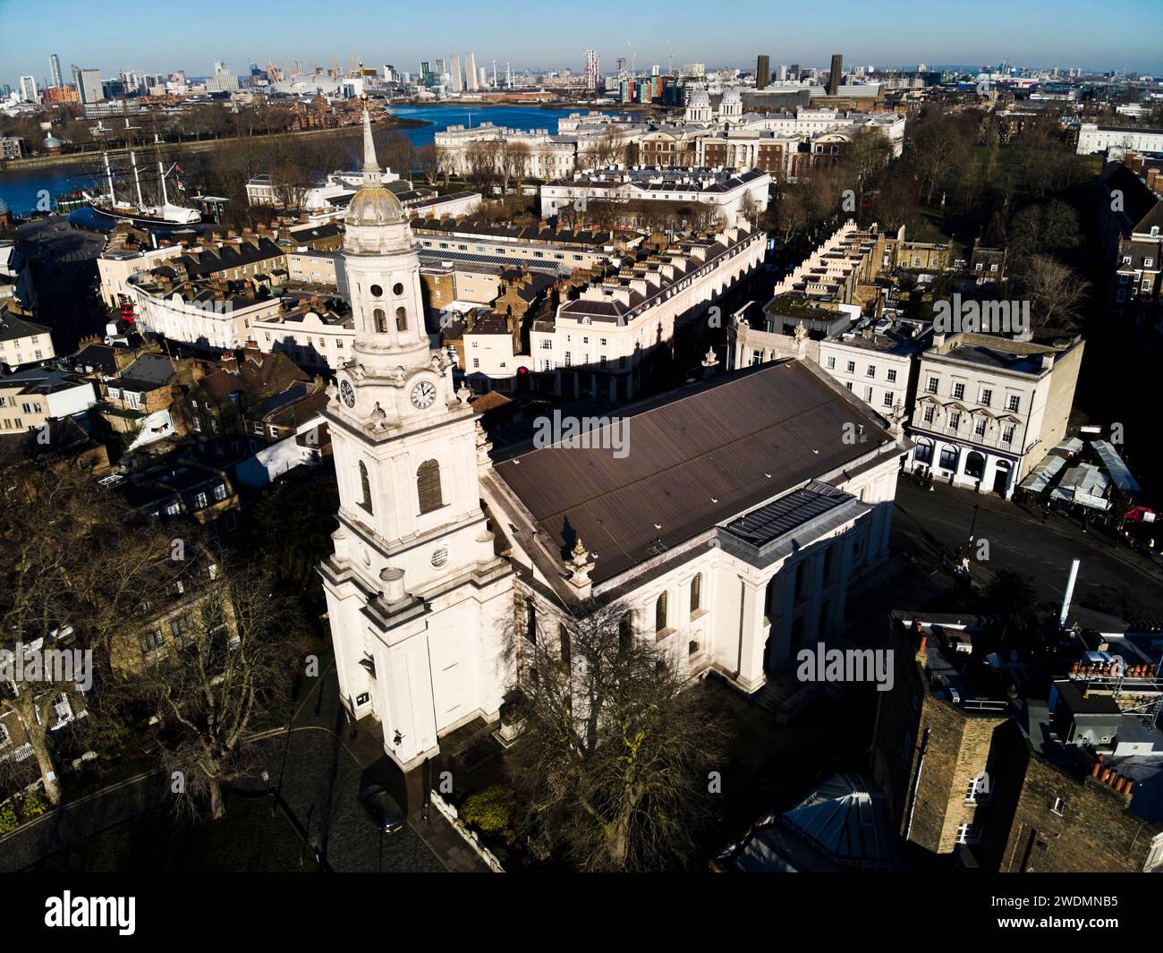 St Alfege's Church, Greenwich, England Stock Photo - Alamy
