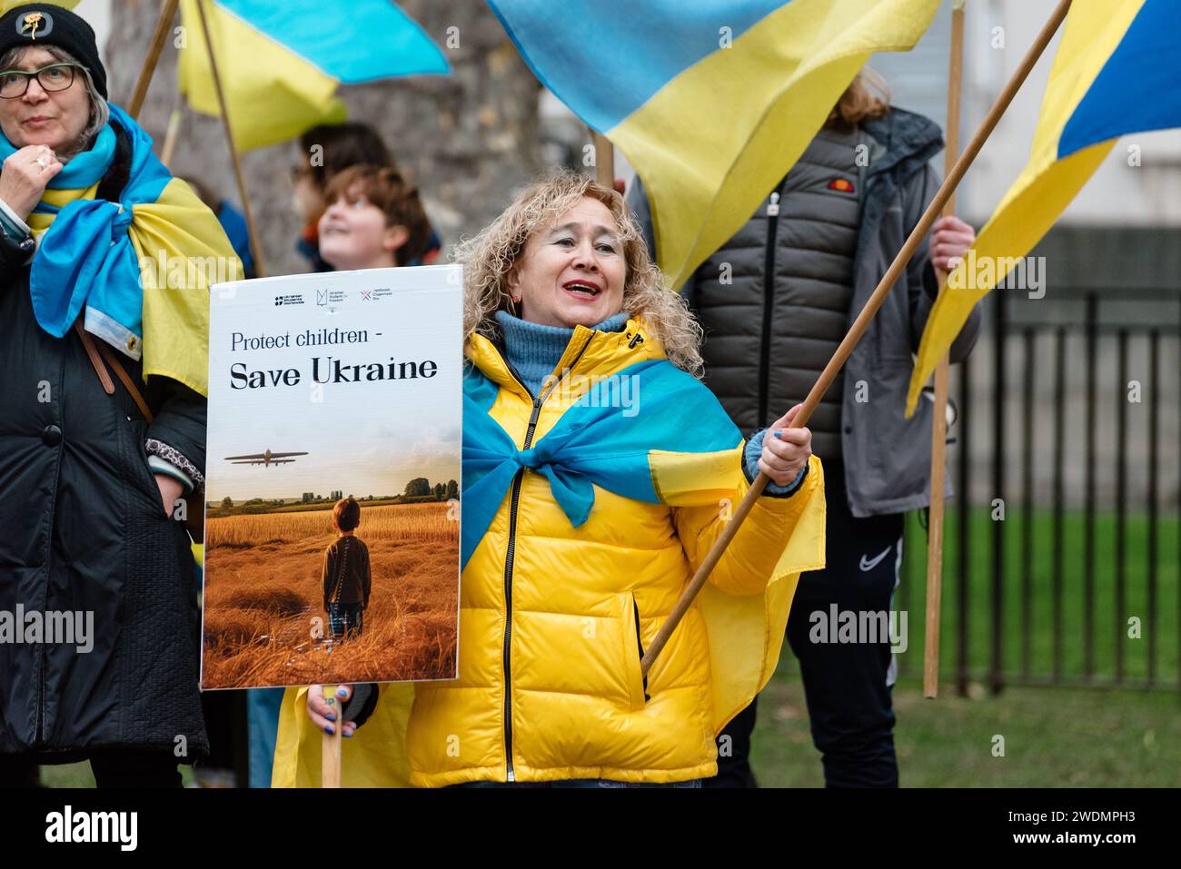 Kids protest westminster bridge hi-res stock photography and images - Alamy