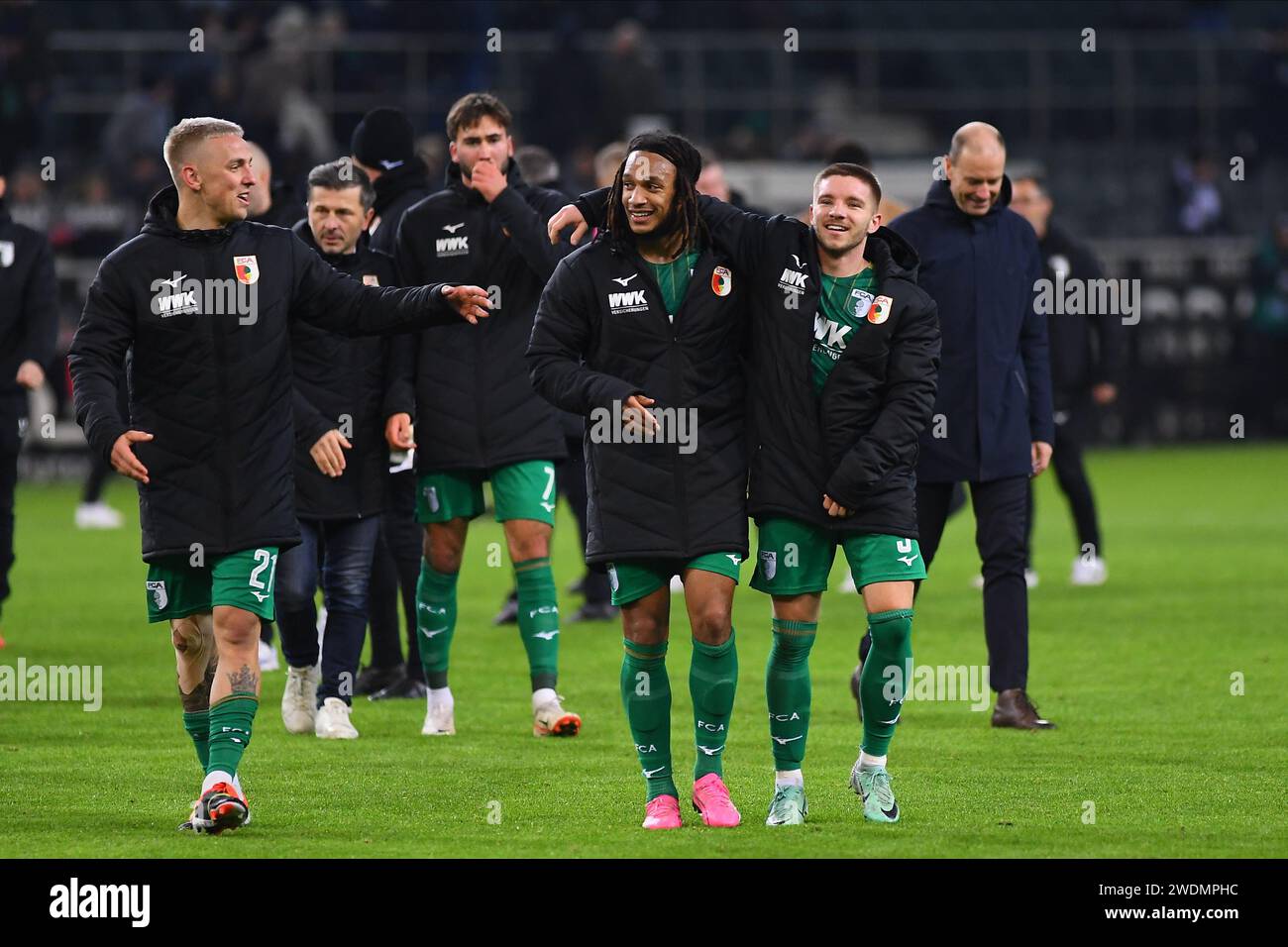 MOENCHENGLADBACH, GERMANY - 21 JANUARY, 2024: Phillip Tietz, Kevin ...