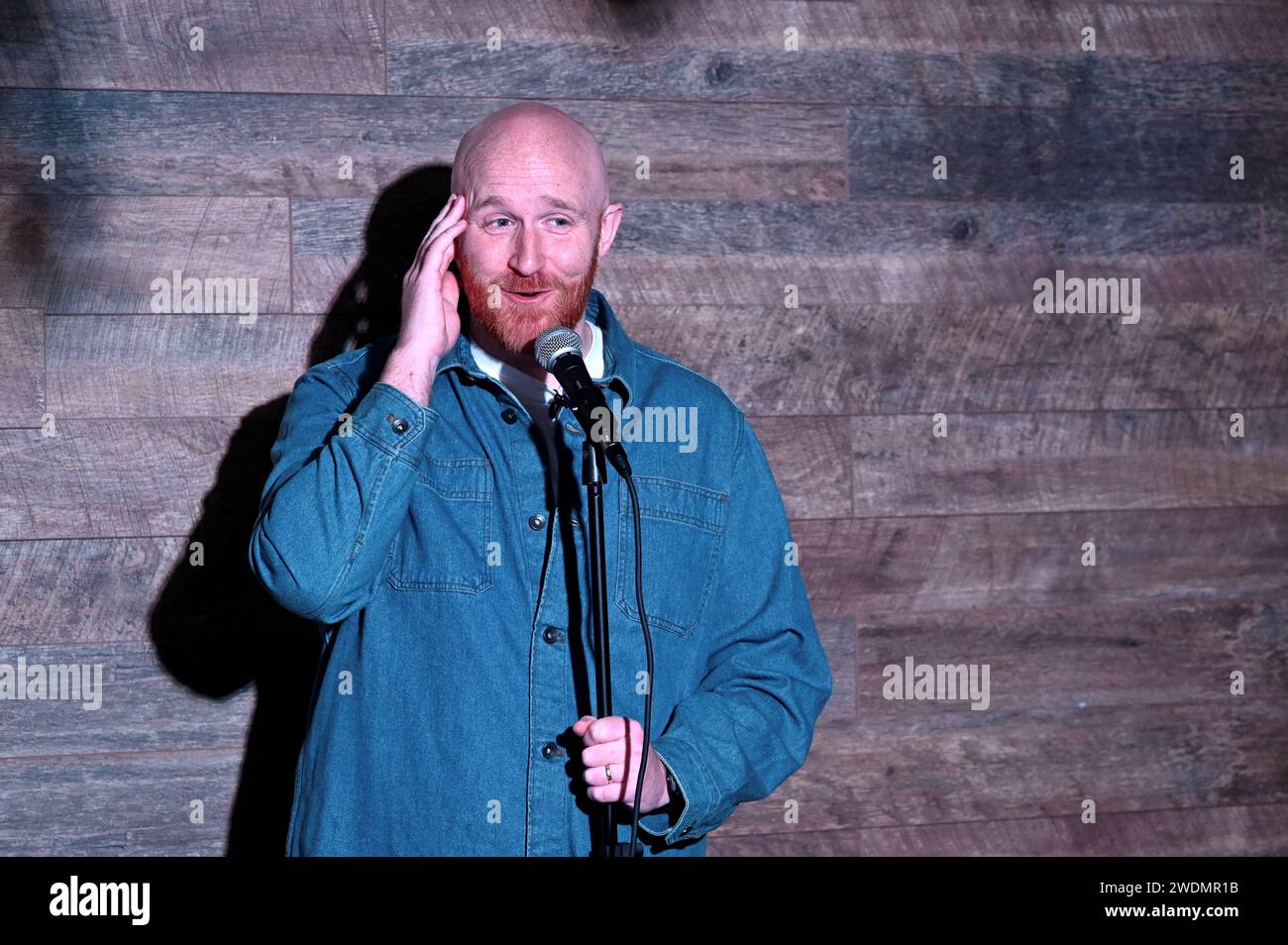 Glasgow, Scotland, UK. 21st Jan 2024. Scottish Comedian Ray Bradshaw ...