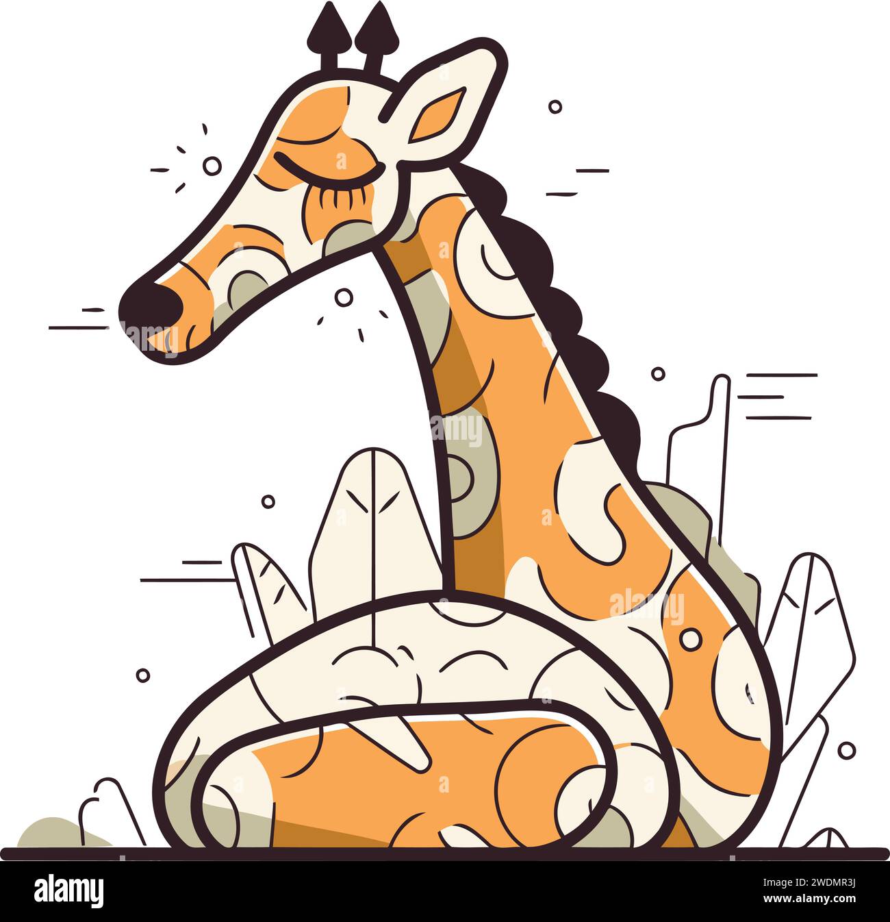 Giraffe crown hi-res stock photography and images - Alamy