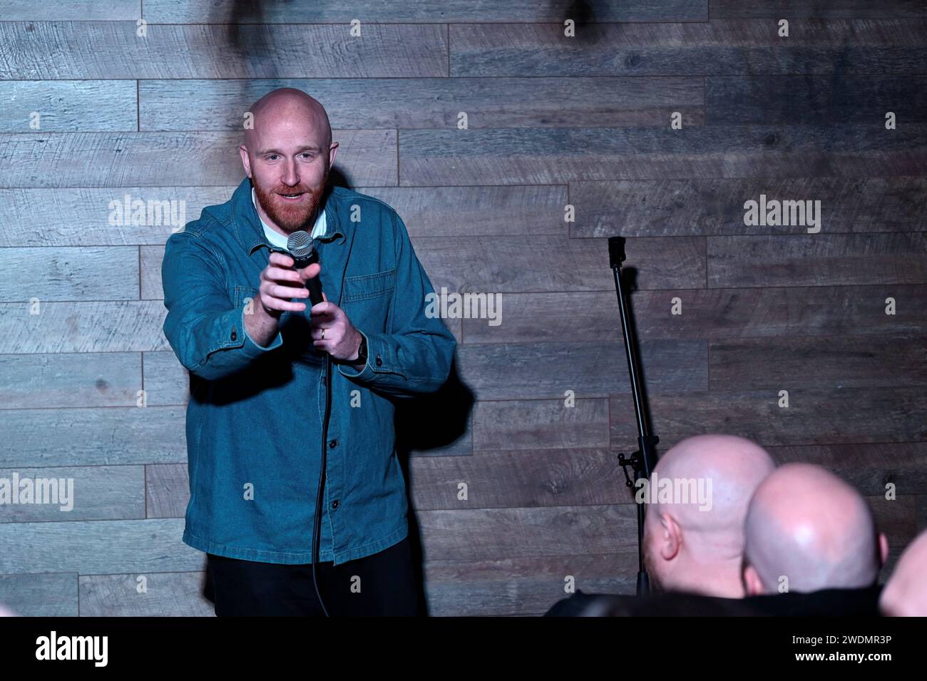 Glasgow, Scotland, UK. 21st Jan 2024. Scottish Comedian Ray Bradshaw ...