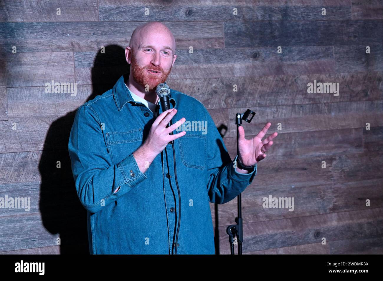Glasgow, Scotland, UK. 21st Jan 2024. Scottish Comedian Ray Bradshaw ...