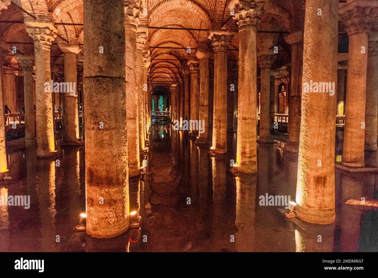 Basilica Cistern, Sunken Palace, Istanbul, Turkey Stock Photo - Alamy