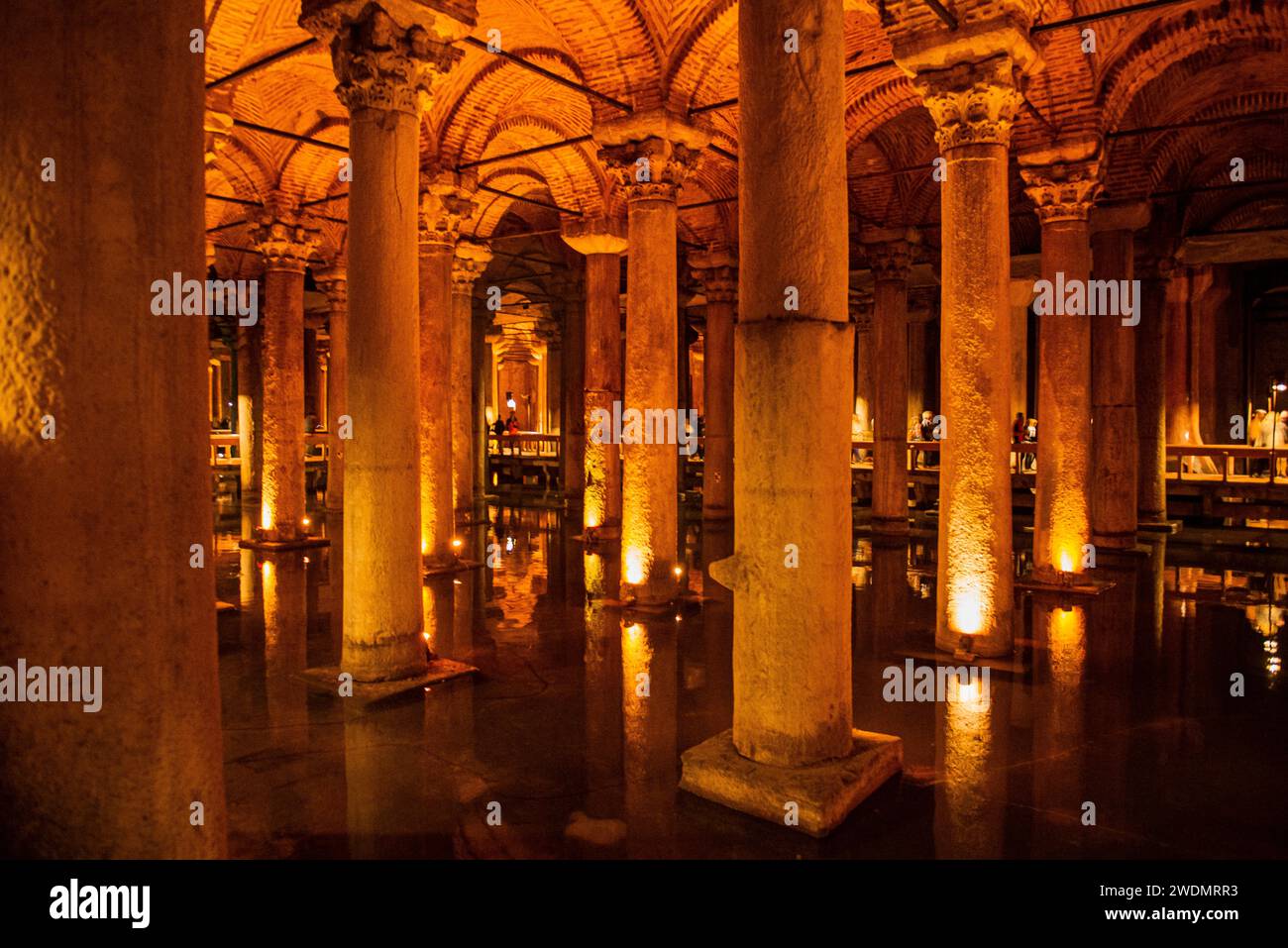 Basilica Cistern, Sunken Palace, Istanbul, Turkey Stock Photo - Alamy